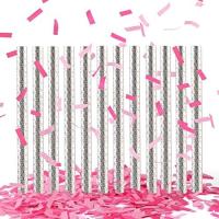 China Biodegradable Tissue Confetti Wands 35cm for Wedding Party Festival Gender Reveal for sale
