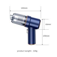 China Mini Handheld Car Vacuum Cleaner 0.5kg Cordless Wet Dry Rechargeable ABS for sale