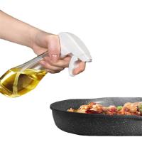 China PP Plastic Spray Bottle 200ml Home Kitchen Olive Oil Vinegar Sprayer Cooking Barbecue for sale