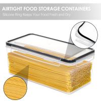 China BPA Free 3.2L Plastic Food Storage Containers 4 Pack Set Airtight for Noodles Cereal for sale