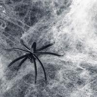 China Customizable Stretchy Halloween Spider Web Terrifying Scene Props for Haunted House for sale