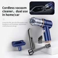 China 12V Household Portable Handheld Car Vacuum Cleaner with Light and Suction Function for sale