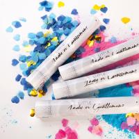 China Gender Reveal Confetti Cannon Popper 60cm Smoke Powder Confetti Sticks Party Supplies for sale