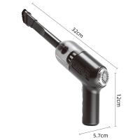 China Portable Handheld Wet Dry Vacuum Cleaner 110W 3.7V Reusable Quick Cleaning Black for sale
