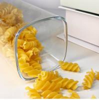 China Borosilicate Glass Storage Containers with Stainless Steel Lid 6.5x8cm 6.5x10cm for sale