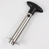 China Manual Stainless Steel Fruit Slicer 24x11cm Sharp Blade Detachable Handle Pineapple Corer for sale