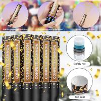 China 40cm Multicolor Biodegradable Party Popper Confetti Cannons Handheld Celebration for sale