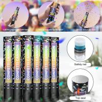 China 40cm Multicolor Biodegradable Party Popper Confetti Cannons Handheld Celebration for sale