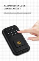 China Battery Powered Digital Smart Lock with TTlock Tuya WiFi App 1kg Black for sale