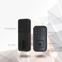 China Battery Powered Digital Smart Lock with TTlock Tuya WiFi App 1kg Black for sale