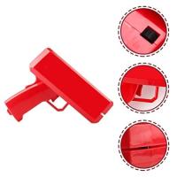 China Customizable Plastic Currency Jet Money Gun Toy 18.5cm for Party Decompression for sale