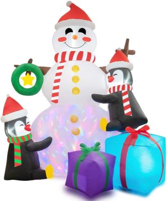 China Inflatable Santa Claus LED Decoration Light 2.0kg for Christmas Party with Custom Logo for sale