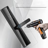 China Outdoor Security Digital Door Handle with Tuya Ttlock and Fingerprint Recognition for sale