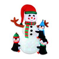 China Inflatable Santa Claus LED Decoration Light 2.0kg for Christmas Party with Custom Logo for sale