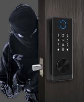 China Digital Smart Lock Keyless Entry Fingerprint Password RFID Card Key 5-in-1 for Wood Steel Door for sale