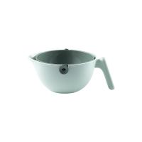 China 302g PP ABS Double Layer Rotating Drainage Basket for Washing Vegetables Removable for sale