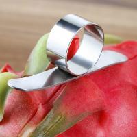 China 430 Stainless Steel Ring Mini Fruit Peeler Manual Orange Peeler 7.5cm Kitchen Gadget for sale
