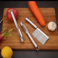 China Restaurant Kitchen Gadgets Set 6 Pieces Stainless Steel Multifunctional Fruit Tools for sale