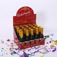 China Custom Logo Champagne Bottle Party Popper 30cm 40cm Confetti Cannon for Birthday Gender Reveal for sale