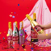 China Custom Logo Champagne Bottle Party Popper 30cm 40cm Confetti Cannon for Birthday Gender Reveal for sale