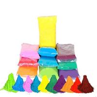 China Rainbow Run Corn Starch 100g Bag 13x18cm Coloured Starch for Festival Holi Party for sale