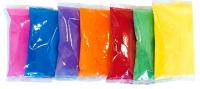 China Rainbow Run Corn Starch 100g Bag 13x18cm Coloured Starch for Festival Holi Party for sale