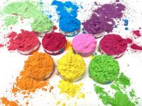 China Rainbow Run Corn Starch 100g Bag 13x18cm Coloured Starch for Festival Holi Party for sale