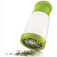 China White Green Vegetable Chopper Herb Grinder Spice Mill 16x7cm Stainless Steel Blade Parsley Shredder for sale