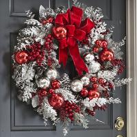 China Customized Logo Merry Christmas Front Door Artificial Pine Garland for Party Decor for sale