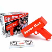 China Plastic Jet Currency Gun 18.5x8x17.5cm for Wedding Bar Game Party Atmospheric Props for sale