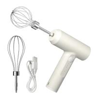 China Stainless Steel Automatic Wireless Rechargeable Egg Beater for Kitchen Cakes Desserts for sale