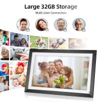 China 10 Inch IPS Digital Photo Frame 1920x1080 HD Video Display Black SY-EPF001 for sale