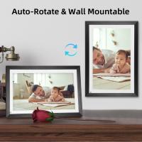 China 10 Inch IPS Digital Photo Frame 1920x1080 HD Video Display Black SY-EPF001 for sale