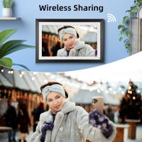 China 10 Inch IPS Digital Photo Frame 1920x1080 HD Video Display Black SY-EPF001 for sale