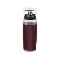 China 280ml 9.5oz Glass Oil Sprayer Vinegar Dispenser Bottle with Measuring Scale Pump for Kitchen for sale