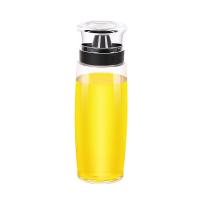 China 280ml 9.5oz Glass Oil Sprayer Vinegar Dispenser Bottle with Measuring Scale Pump for Kitchen for sale
