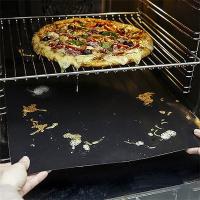 China Non Stick BBQ Grill Mat 40x33cm Fireproof Fiberglass Baking Mat for Cooking for sale