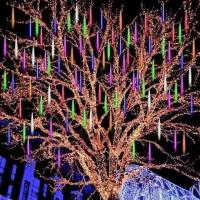 China Falling Rain Fairy LED String Lights Cube Design 0.5kg Holiday Party Home Decoration for sale