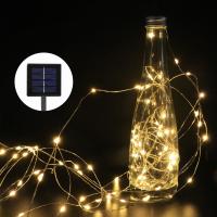 China Christmas Wedding String Lights 7-102m Waterproof Warm White Battery/USB/Solar Operated for sale