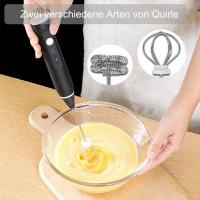 China Rechargeable Electric Milk Frother 12cm Stainless Steel Automatic Coffee Mixer Custom Logo for sale