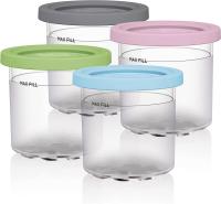 China 4 Pcs 600ml Reusable Ice Cream Containers for NC299AMZ NC300s Series 11.4cm for sale