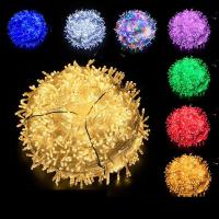 China 10m 100 LED Christmas String Lights Plug-in Waterproof Holiday Decoration for sale
