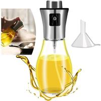 China Glass Oil Spray Bottle 165ml 304 Stainless Steel Olive Oil Dispenser for Cooking Salad BBQ for sale