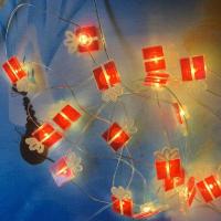 China Christmas Santa LED String Lights 0.5kg Plastic Holiday Decoration Red Green Blue for sale