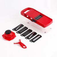 China 10 in 1 ABS Vegetable Grater and Slicer Set 32x11.5x10 cm for Fruits and Vegetables for sale