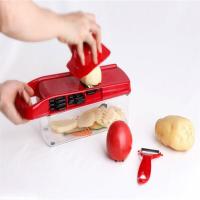 China 10 in 1 ABS Vegetable Grater and Slicer Set 32x11.5x10 cm for Fruits and Vegetables for sale