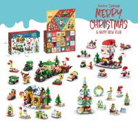 China Christmas Countdown Calendar Blind Box Set 24 Day Holiday Xmas Gift for Kids Toddlers Party Favor 0.7kg for sale
