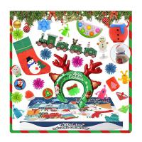 China Christmas Countdown Calendar Blind Box Set 24 Day Holiday Xmas Gift for Kids Toddlers Party Favor 0.7kg for sale