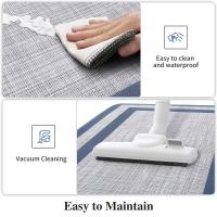 China PVC Non Slip Kitchen Mat Waterproof 40x75cm 40x120cm 40x150cm Long Design for Bathroom Office for sale