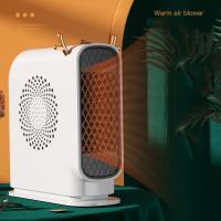 China Portable Electric Space Heater Fan 0.65kg Mini Heater for Car Home Office Use for sale